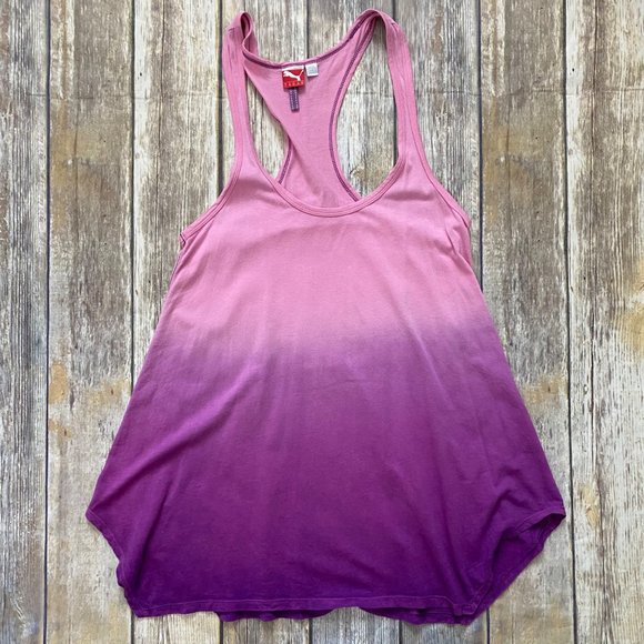 Puma | Tops | Puma Pink Purple Ombre Racerback Swing Tank | Poshmark